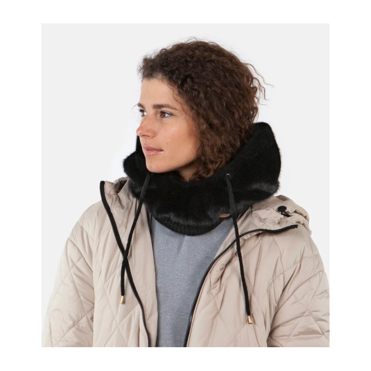 Snood con capucha Eliess Negro - Barts Referencia : 19369| Chapellerie ...