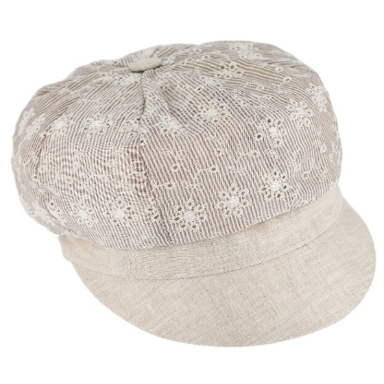 Cap Gavroche Anemone Blue - Traclet Reference : 12014 | Chapellerie Traclet