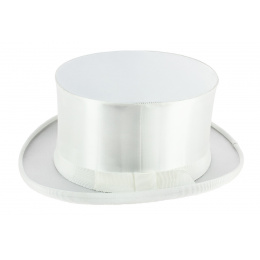 chapeau claque en soie synthétique noir Reference : 157 | Chapellerie Traclet