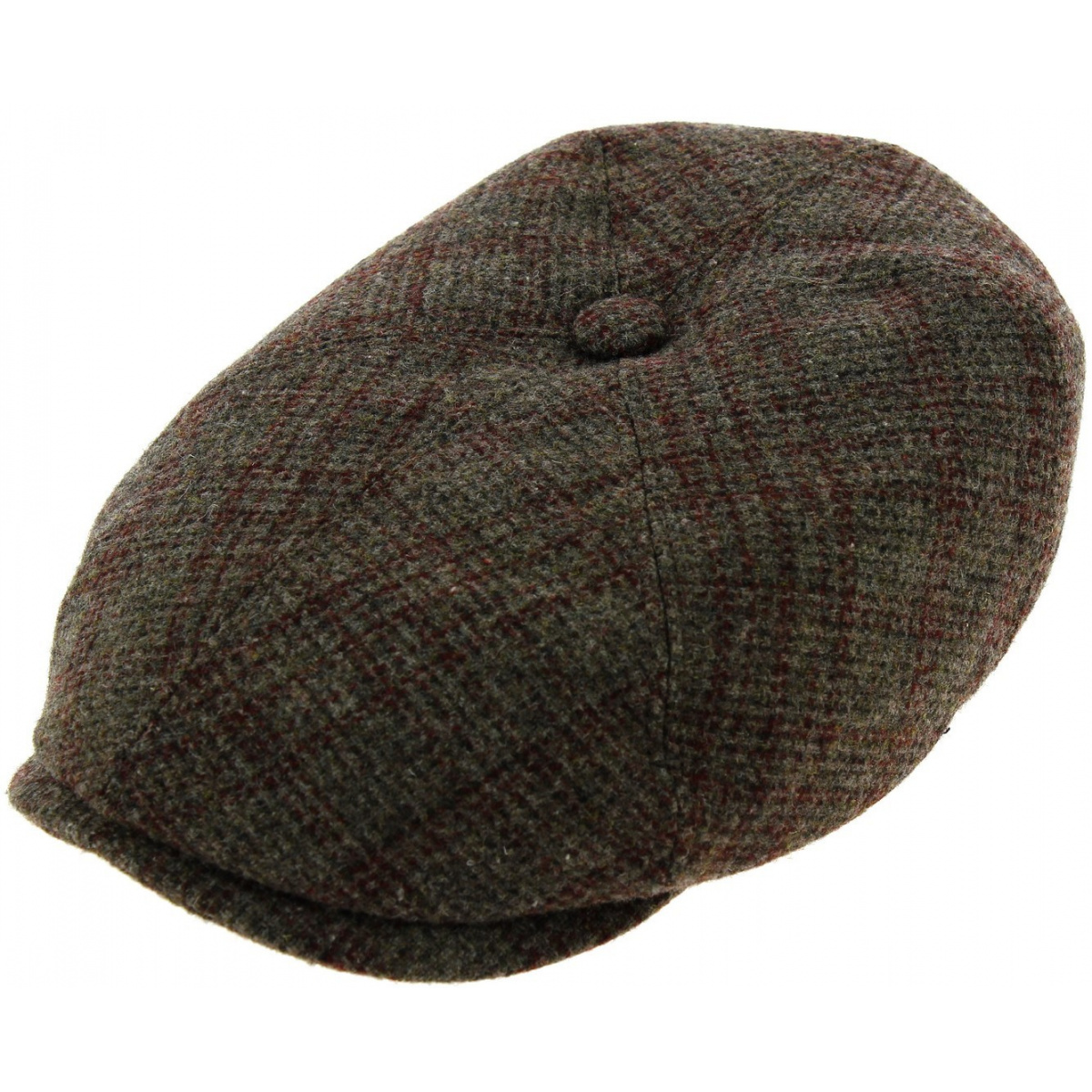Cap Brooklin Wool Stetson Visiere Doublure Gros Grain Traclet Marron ...