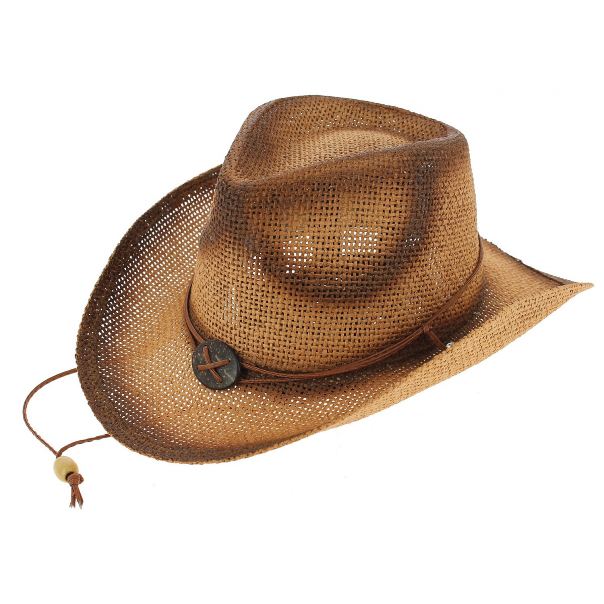 Cowboy Fighter Harrison Straw Paper Cowboy Hat Traclet Reference 