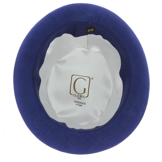 Chapeau Melon Steed Feutre Laine Bleu - Guerra Reference : 6705 ... Chapeau Melon Steed Feutre Laine Bleu - Guerra Reference : 6705 ...