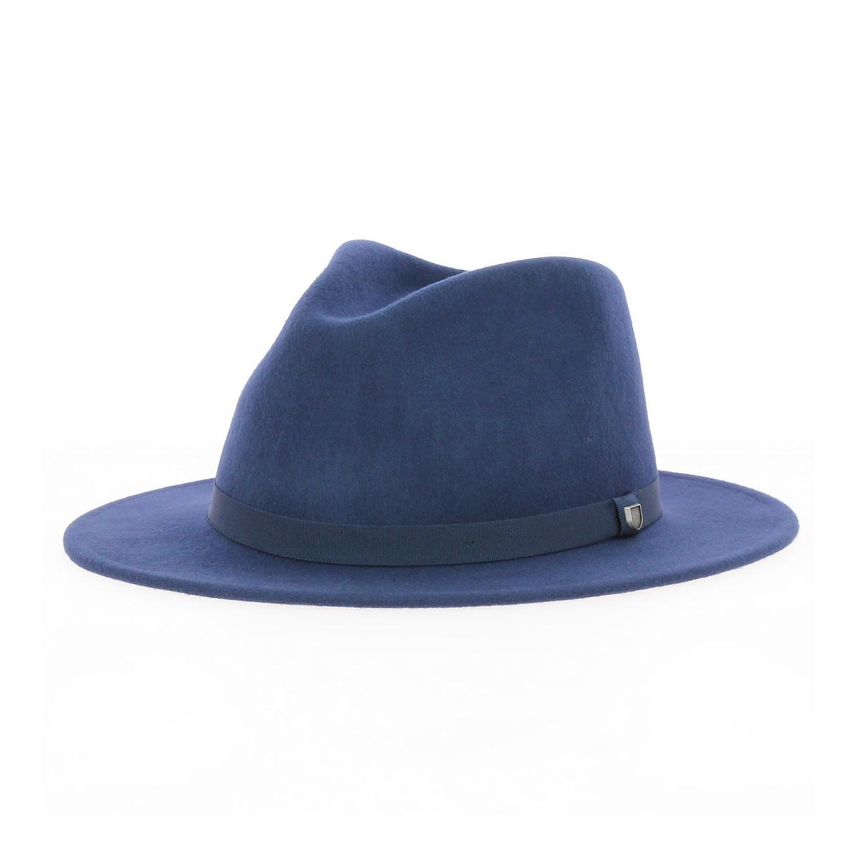 Fedora Messer Packable Hat Wool Felt Navy - Brixton Reference: 17617