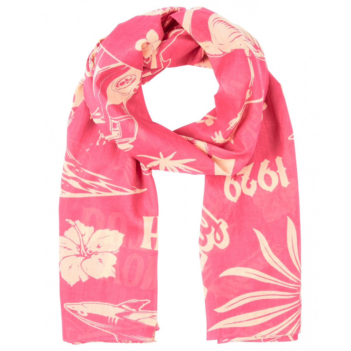 Sciarpa Tiki Surf Pink - Von Dutch Riferimento : 17274 | Cappellerie ...